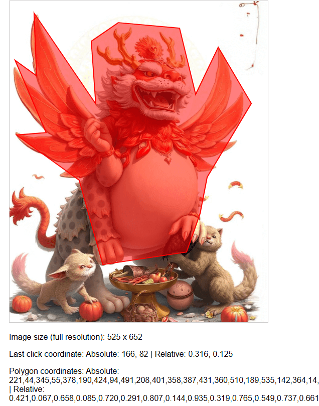 Online Image Polygon Overlay & Measure